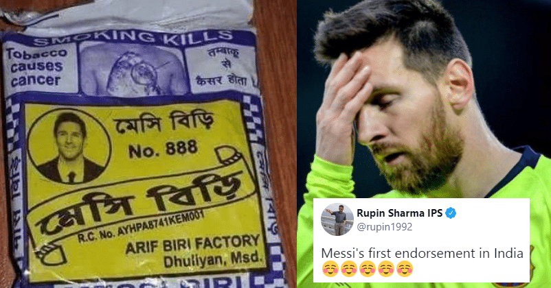 Messi's Name & Face On Local Bidi Brand Goes Viral — Marketing Mind