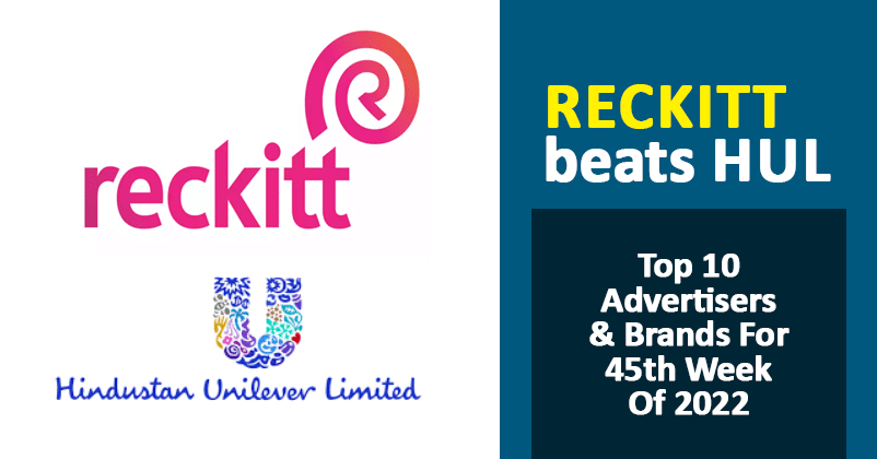 Top 10 Advertisers & Brands For 45th Week Of 2022: BARC — Marketing Mind