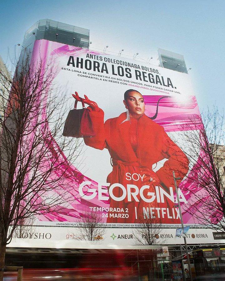 Netflix Transforms 'I Am Georgina' Billboard Into Fashionable Handbags ...